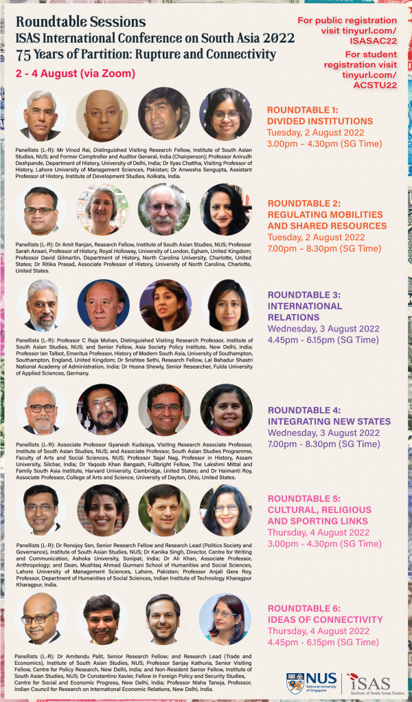 ISAS International Conference: 75 years of Partition - Asian Studies ...